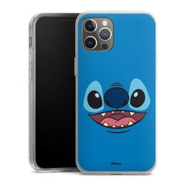 DeinDesign iPhone 12 Pro Max Handy Silikon H&uuml;lle Case transparent Handyh&uuml;lle Official Licensed Product Disney Lilo & Stitch Silikon Case