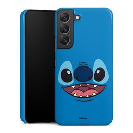DeinDesign Galaxy S22 Handy Premium Case Smartphone Handyh&uuml;lle Schutzh&uuml;lle gl&auml;nzend Official Licensed Product Disney Lilo & Stitch Premium Case