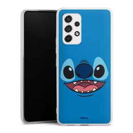 DeinDesign Galaxy A53 5G Handy Silikon H&uuml;lle Case transparent Handyh&uuml;lle Official Licensed Product Lilo & Stitch Disney Silikon Case