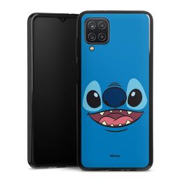 DeinDesign Galaxy A12 Handy Silikon H&uuml;lle Case schwarz Handyh&uuml;lle Official Licensed Product Lilo & Stitch Disney