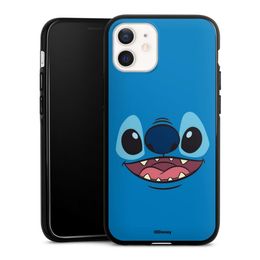 DeinDesign iPhone 12 mini Handy Silikon H&uuml;lle Case schwarz Handyh&uuml;lle Official Licensed Product Disney Lilo & Stitch