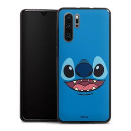 DeinDesign Huawei P30 Pro Handy Silikon H&uuml;lle Case schwarz Handyh&uuml;lle Official Licensed Product Disney Lilo & Stitch