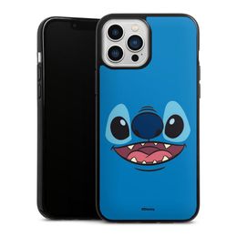 DeinDesign iPhone 13 Pro Max Handy Silikon H&uuml;lle Case schwarz Handyh&uuml;lle Official Licensed Product Disney Lilo & Stitch