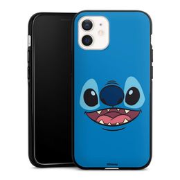 DeinDesign iPhone 12 Handy Silikon H&uuml;lle Case schwarz Handyh&uuml;lle Official Licensed Product Disney Lilo & Stitch