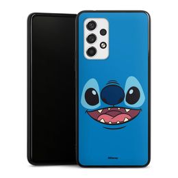 DeinDesign Galaxy A53 5G Handy Silikon H&uuml;lle Case schwarz Handyh&uuml;lle Official Licensed Product Lilo & Stitch Disney