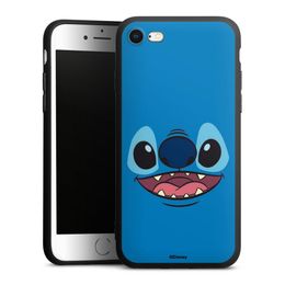 DeinDesign iPhone SE (2022) Handy Premium Silikon H&uuml;lle Handyh&uuml;lle schwarz Case Disney Lilo & Stitch Official Licensed Product Silikon Premium Case