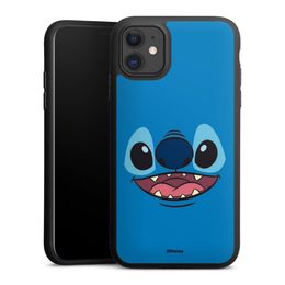 DeinDesign iPhone 11 Handy Premium Silikon H&uuml;lle Handyh&uuml;lle schwarz Case Disney Lilo & Stitch Official Licensed Product Silikon Premium Case