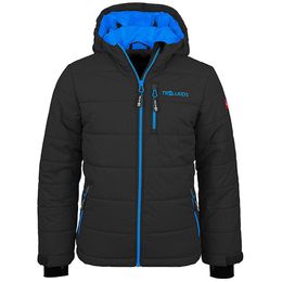 Trollkids Ski-/ Snowboardjacke "Hemsedal" in Anthrazit/ Blau - 39% | Größe 104 | Kinder-outdoor-jacken