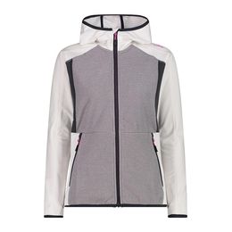 CMP Hybridjacke in Grau/ Creme - 72% | Gr&ouml;&szlig;e 34 | Damen-outdoorjacken