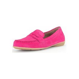 Gabor Leder-Mokassins "Gabor" in Pink - 55% | Größe 37,5 | Damen-schuhe-halbschuhe