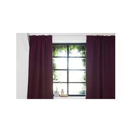 LIFA LIVING Vorhang in Bordeaux - 55% | Größe 150x250 cm | Gardinen-vorhaenge