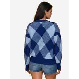 Hiccup Pullover Damen Gr&ouml;&szlig;e XS/S hellblau / dunkelblau