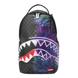 Sprayground Rucksack 'TREEHOUSE PARTY' Herren Gr&ouml;&szlig;e One Size grau / dunkellila / knallrot / schwarz