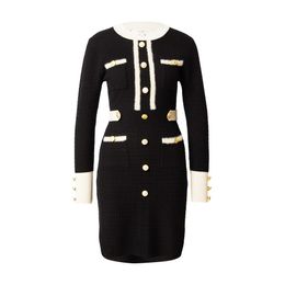 Derhy Kleid 'CLEMENCE' Damen Gr&ouml;&szlig;e L creme / schwarz