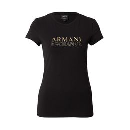 Armani Exchange T-Shirt Damen Gr&ouml;&szlig;e M gold / schwarz