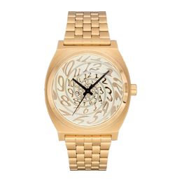 Nixon Analog Watch 'Time Teller' female Gold size One Size