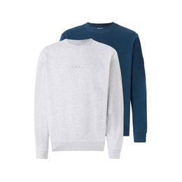 Jack & Jones Jack & Jones Sweatshirt 'JCOPOINT' male Blue, White size M