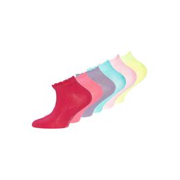 Ewers Socken M&auml;dchen Gr&ouml;&szlig;e 35/38 hellblau / lila / pink / hellpink / weinrot