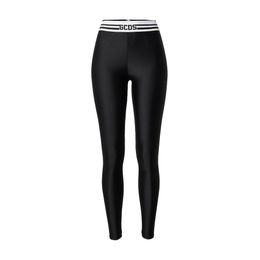 Gcds Leggings Damen Gr&ouml;&szlig;e XL schwarz / wei&szlig;