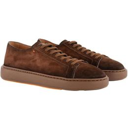 Santoni Low-Top Sneaker - Damps--aols - Gr. UK_9 - in Braun - f&uuml;r Damen