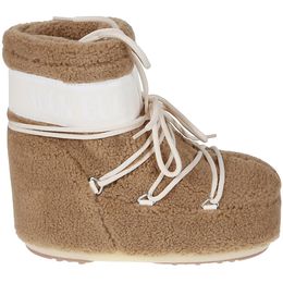 Moon Boot Moonboot Stiefel - Icon Teddy Low Boots Brown - Gr. 39_41 - in Braun - f&uuml;r Damen