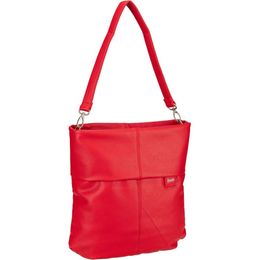 Zwei Handtasche 'Mademoiselle' Damen Gr&ouml;&szlig;e One Size rot