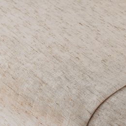 buttinette Leichter Vorhangstoff mit Leinen, leinen