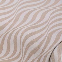 buttinette Jacquard "Wellen", taupe