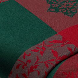 buttinette Jacquard "Weihnachts-Patch", rot-color