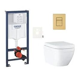 Grohe Euro Ceramic H&auml;nge-WC Set f&uuml;r Trockenbau / Vorwandinstallation SIKOGRSEUSCGN0