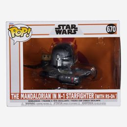 Funko Pop Graue Figur im The Mandalorian-Design