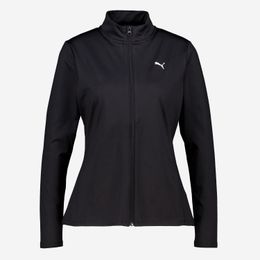 Puma Schwarze Sport-Sweatjacke mit Stehkragen