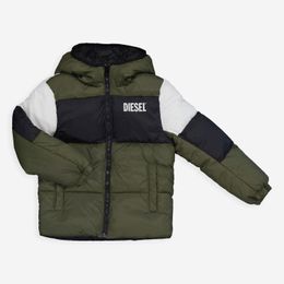 Diesel Khakigrüne Pufferjacke