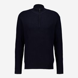 Replay Dunkelblauer Pullover mit halbem Reißverschluss