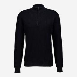 Replay Schwarzer Pullover mit Viertelreißverschluss