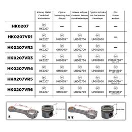 ET ENGINETEAM Kurbelwelle für CITROËN/PEUGEOT FORD 4C1Q-6303-BA 0501L1 1675258 HK0207