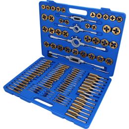 Brilliant Tools TiN Gewindeschneidwerkzeug-Satz, 110-tlg Gewindeschneidwerkzeugsatz BT101985