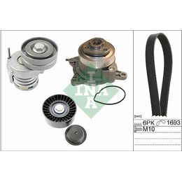 INA Wasserpumpe + Keilrippenriemensatz f&uuml;r SKODA VW SEAT AUDI 03F145276 074145933AJ 03F121004F 529 0534 30