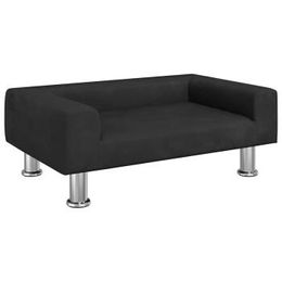 vidaXL Hundebett schwarz 45 cm, 26,5 cm, 45 cm