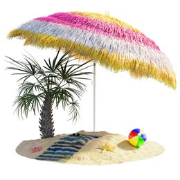 Kingsleeve Sonnenschirm Hawaii Bunt Ø160cm UV-Schutz 30+