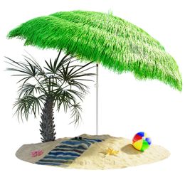 Kingsleeve Sonnenschirm Hawaii Grün Ø160cm UV-Schutz 30+