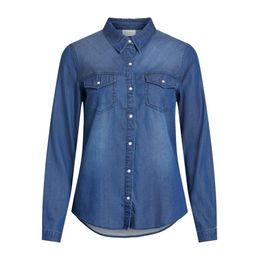 Vila Bluse 'VIBista' Damen Gr&ouml;&szlig;e S blue denim