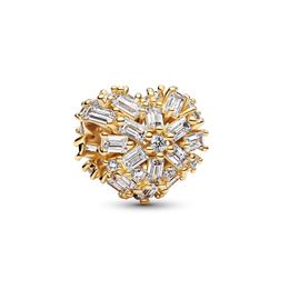 Pandora Charm Goldfarben Funkelndes Herz | Gr.: onesize