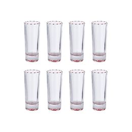 Butlers Schnapsglas SWIRL 8er-Set in Durchsichtig | Gr.: onesize