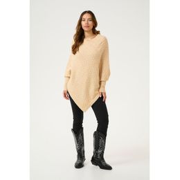 Kaffe Poncho KAvinnie Oversize fit in Sand Dollar Melange | Gr.: onesize