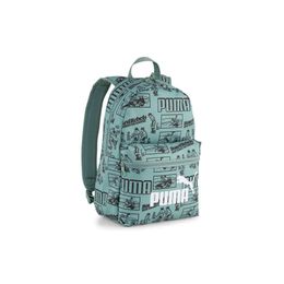 Puma Phase AOP Small Backpack 11 Liter Kinderrucksack in green moon mid 90ies | Gr.: onesize