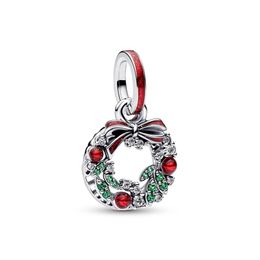 Pandora Charm-Anhänger Silber Adventskranz | Gr.: onesize