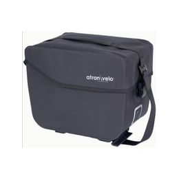 atranvelo System - Gepäckträgertasche "Commuter Top WP" in schwarz | Gr.: onesize