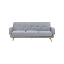 Beliani 3-Sitzer Sofa FLORLI in Grau - (W) 214 x (H) 82 x (L) 85 cm | Gr.: onesize