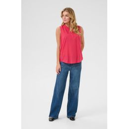 Kaffe Langarm-Bluse KAjolia Regular fit in Raspberry | Gr.: 46